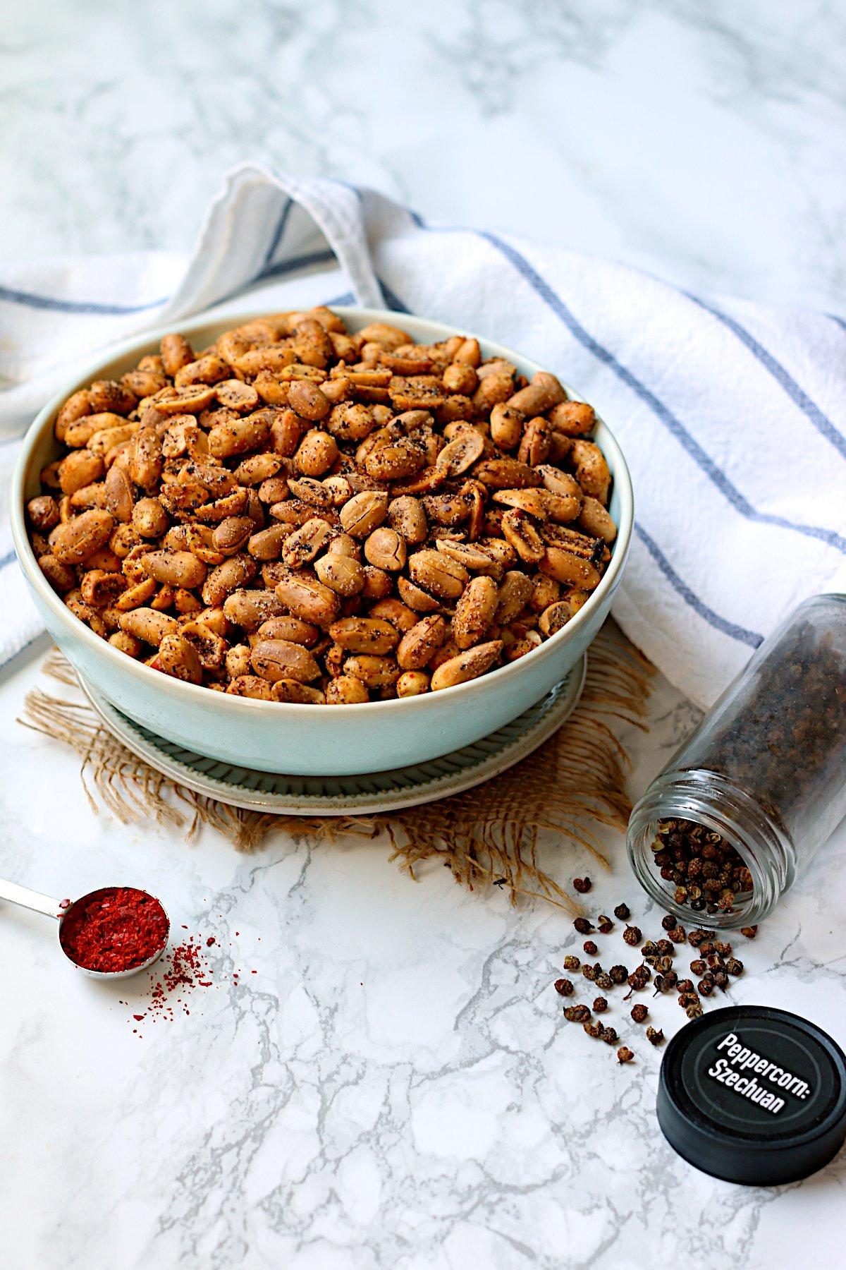 Roasted Peanuts with Five Spice Powder | Savory Touch