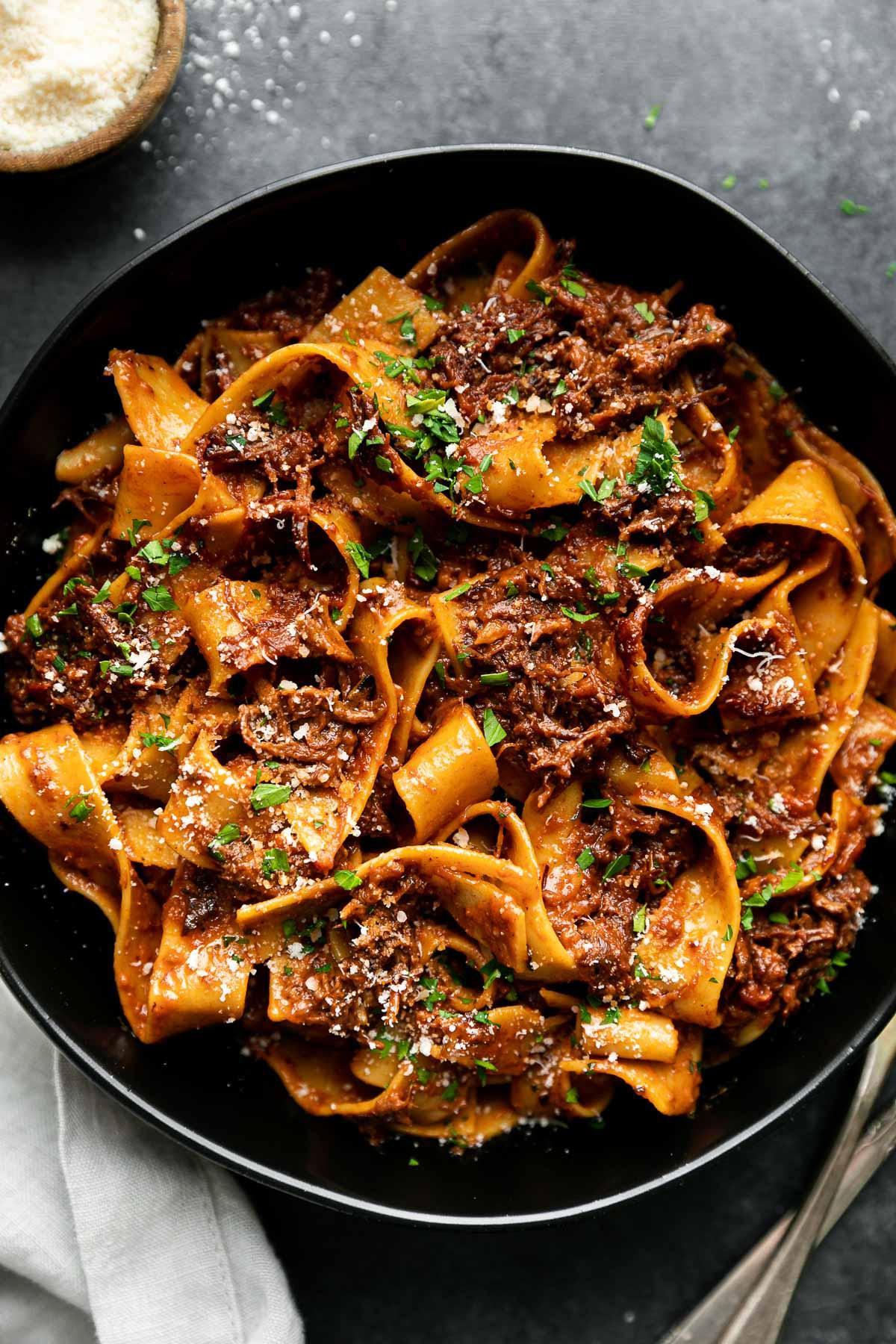 Short Rib Ragu with Pappardelle and Gremolata | Savory Touch