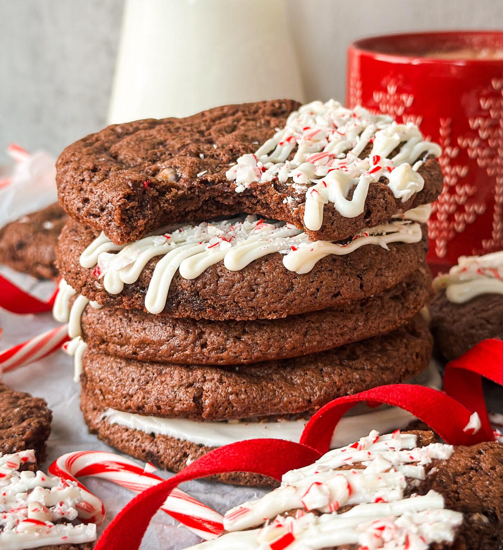 Decadent Crunchy Cocoa Peppermint Delights | Savory Touch