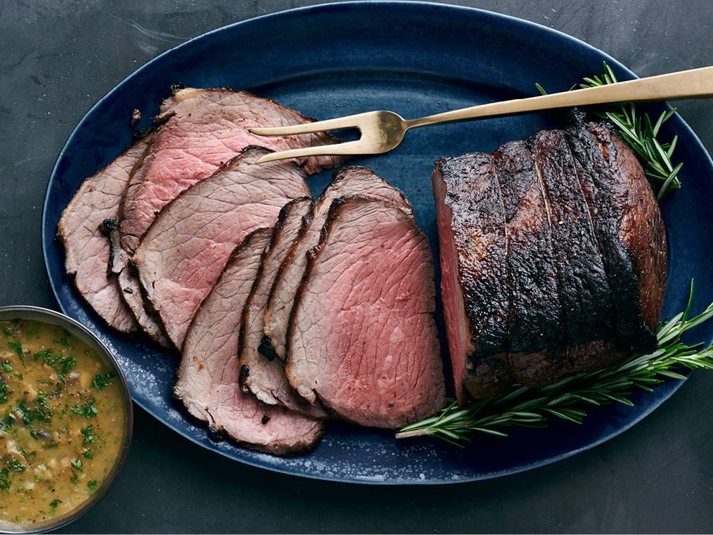 Roasted Beef with Mushroom Sauce | Savory Touch