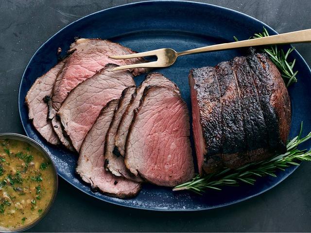 Roasted Beef with Mushroom Sauce | Savory Touch